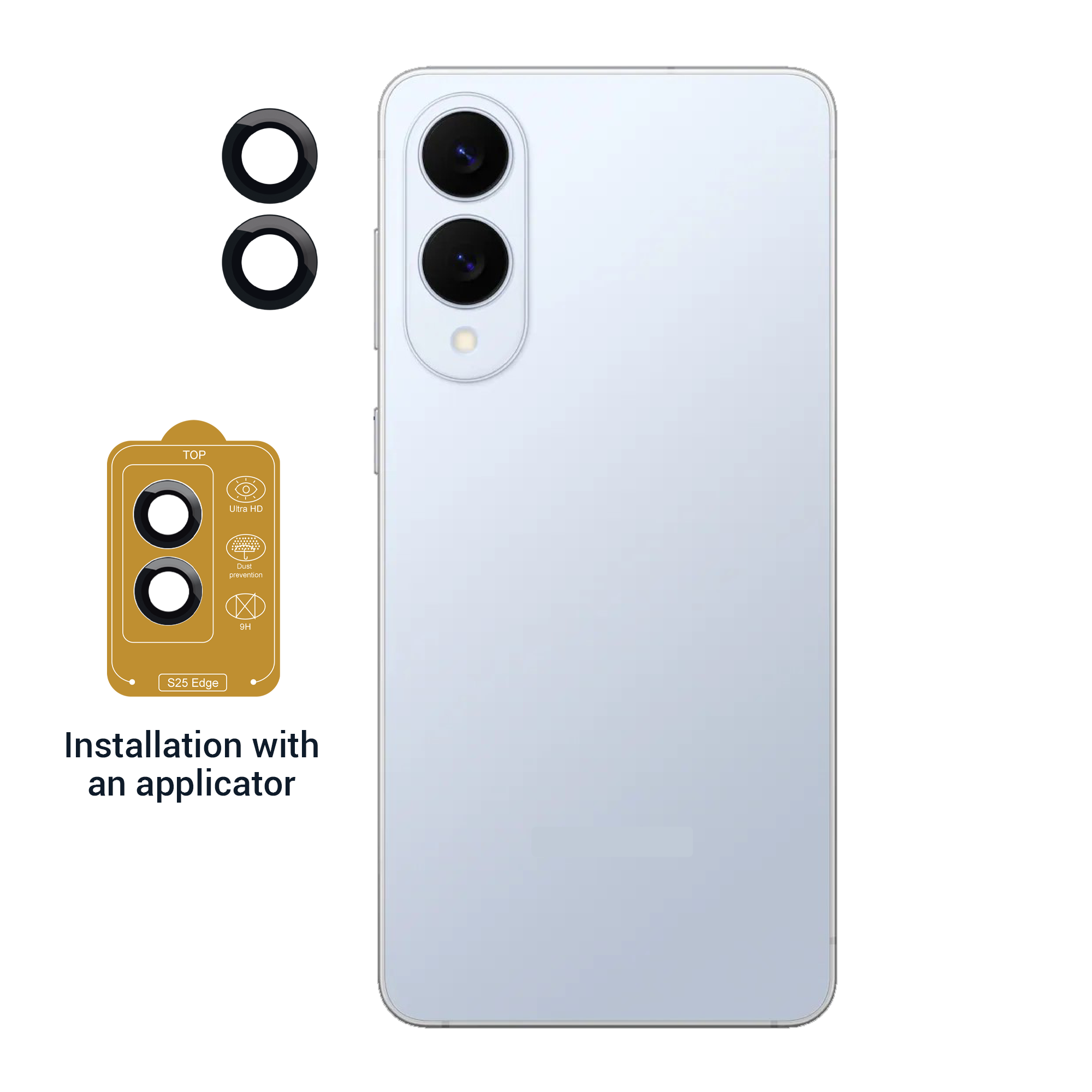 AXS ARMORGlass Pro Camera Lens Protector | Samsung Galaxy S25 Edge