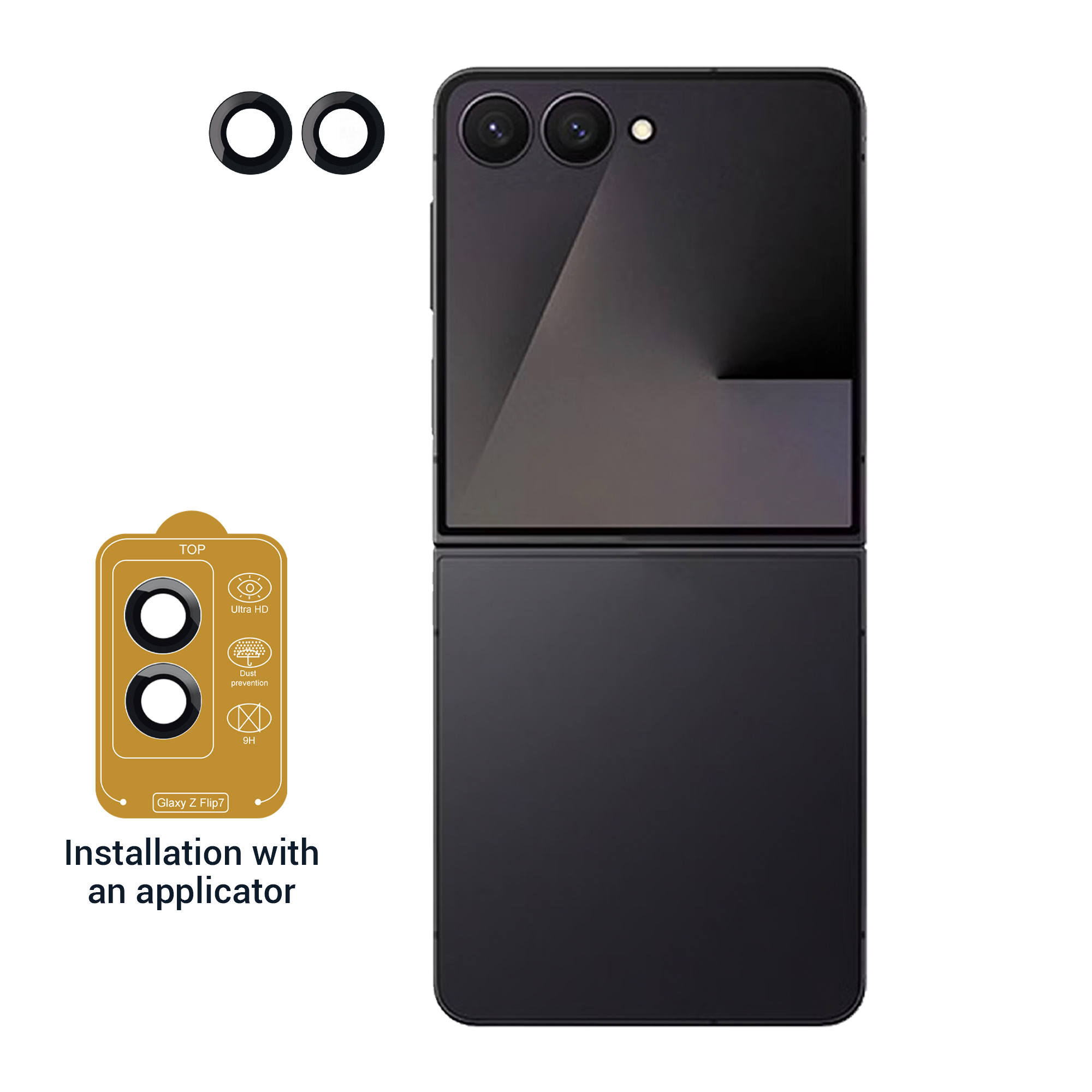 AXS ARMORGlass Pro Camera Lens Protector | Samsung Galaxy Z Flip 7